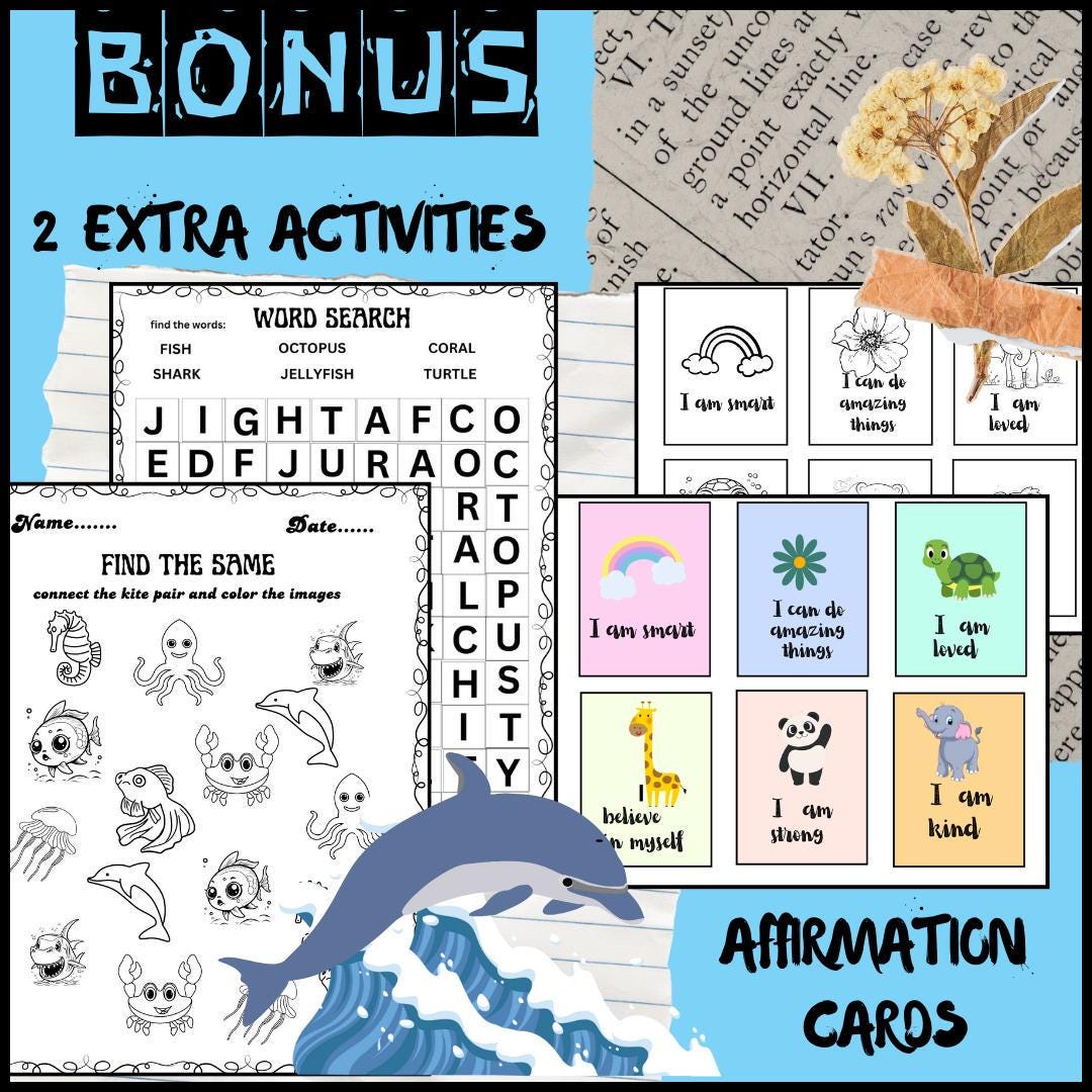 OCEAN- Preschool Weekly Lesson Plan - Etsy