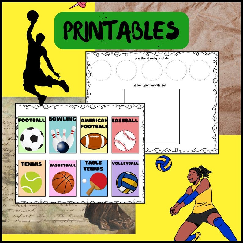 BALL STUDY- Preschool Weekly Lesson Plan - Etsy