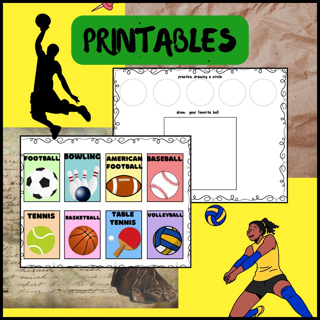 BALL STUDY- Preschool Weekly Lesson Plan - Etsy