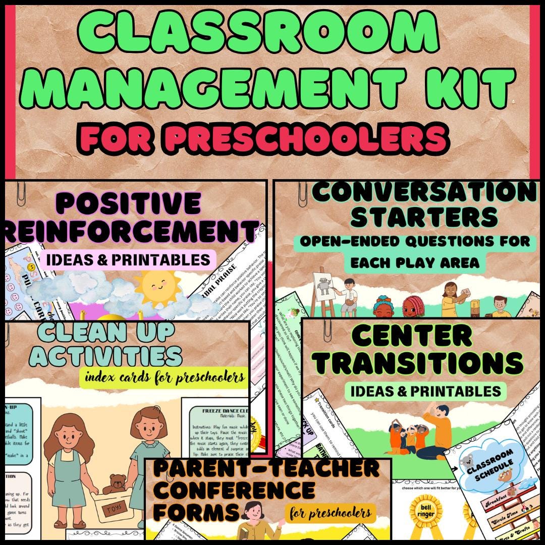 CLASSROOM MANAGEMENT KIT- for Preschoolers - Etsy