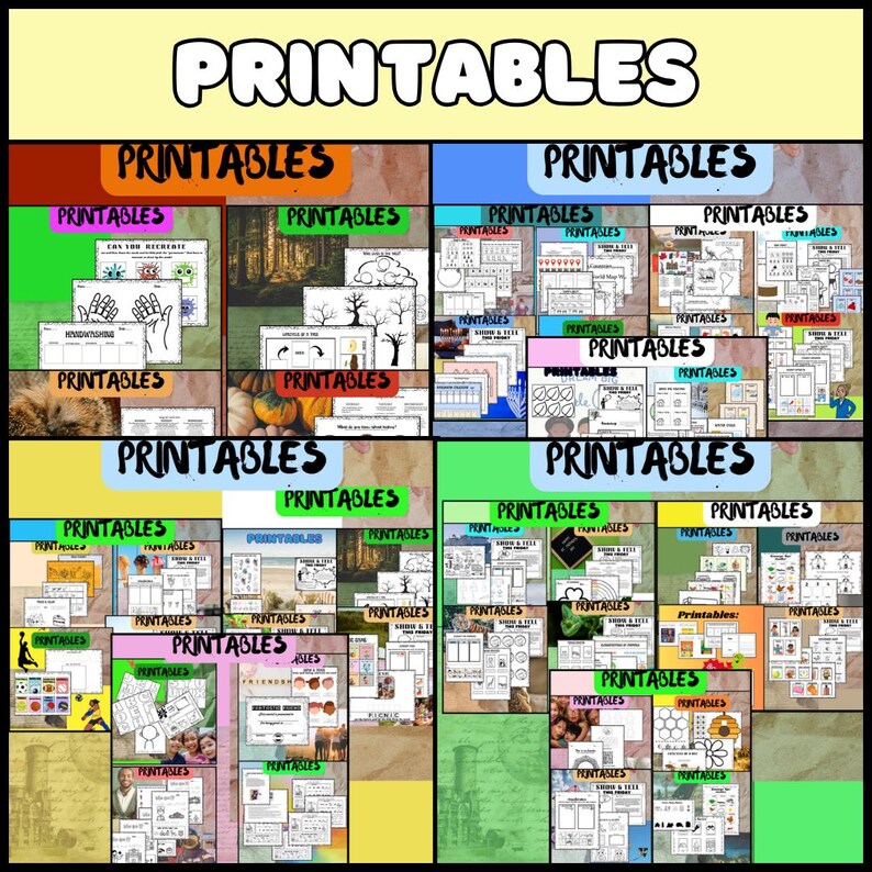 WHOLE YEAR Ultimate Bundle - Preschool Lesson Plans - Etsy
