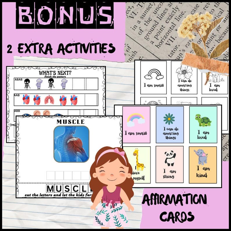 MY BODY- Preschool Weekly Lesson Plan - Etsy