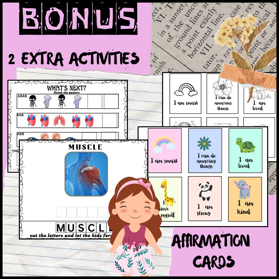 MY BODY- Preschool Weekly Lesson Plan - Etsy