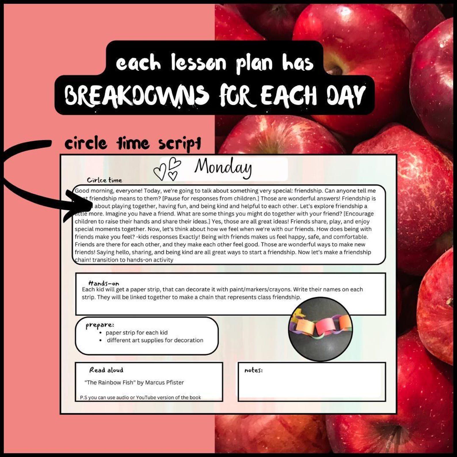 SEPTEMBER BUNDLE Preschool Lesson Plans- Farm, Apples, Birds, Rocks ...
