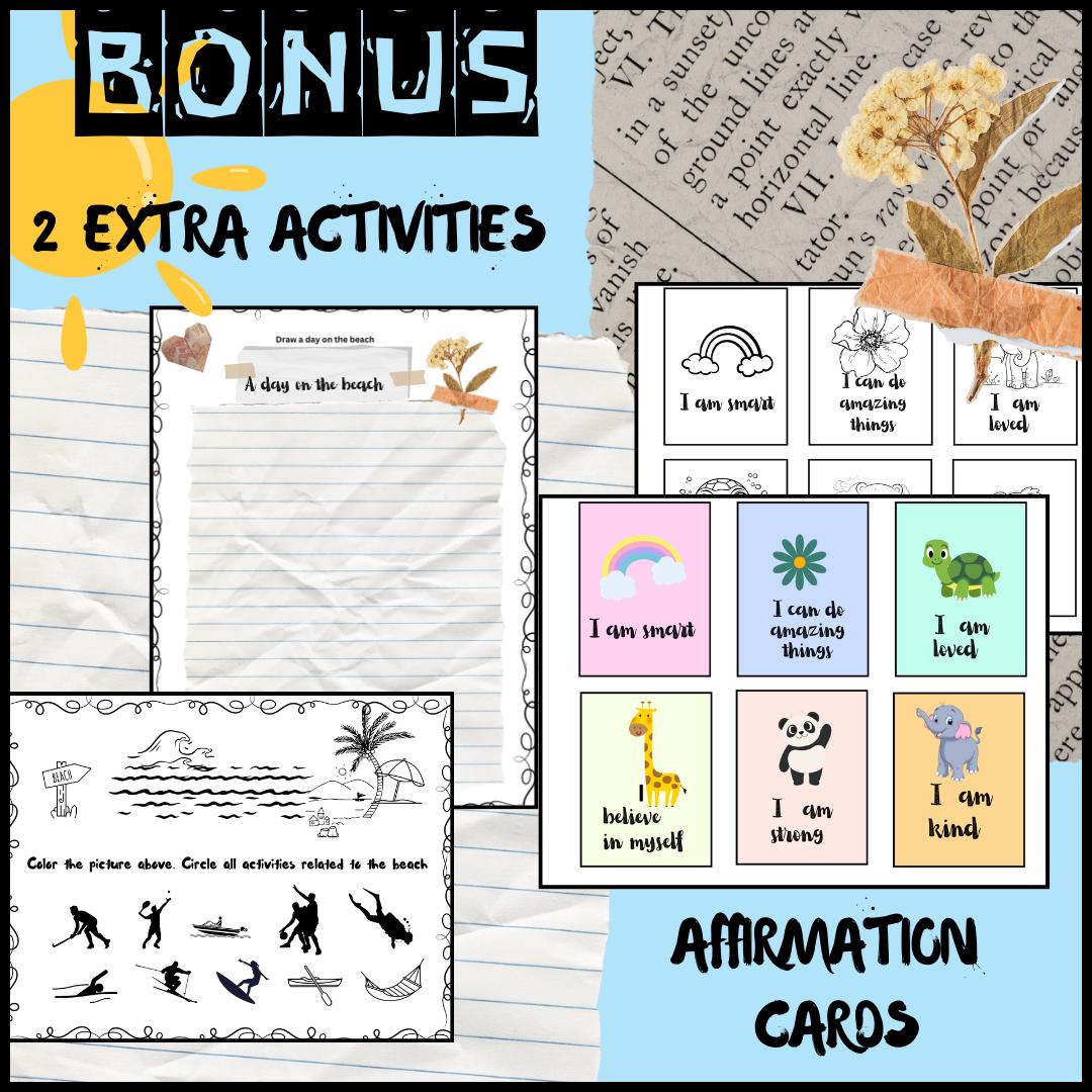 AT THE BEACH - Preschool Weekly Lesson Plan - Etsy