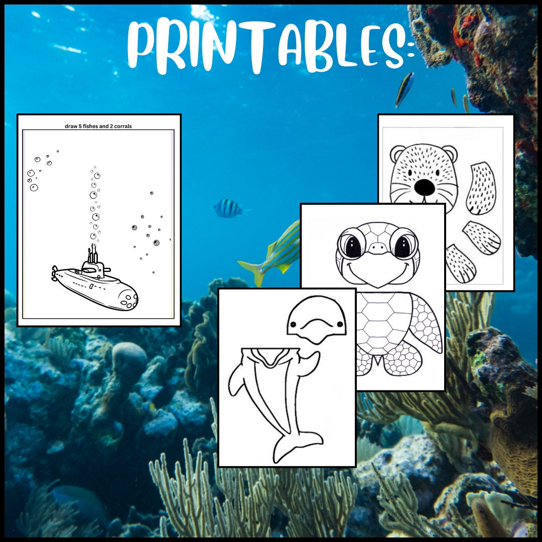 OCEAN Preschool Weekly Lesson Plan - Etsy