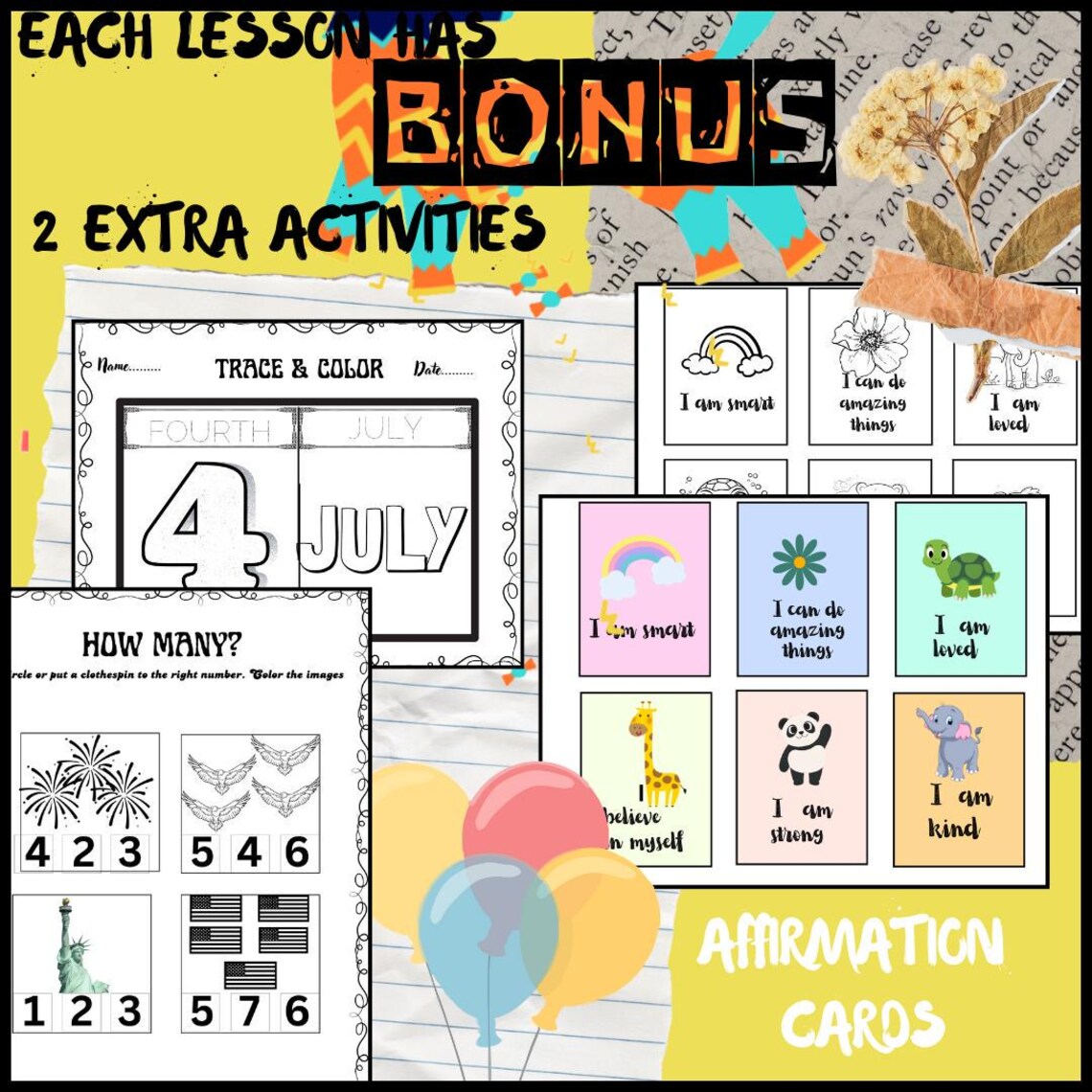 Summer Preschool Lesson Plan Bundle June, July, August (PDF) - Etsy