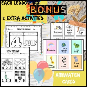 Summer Preschool Lesson Plan Bundle June, July, August (PDF) - Etsy