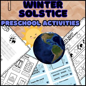 WINTER SOLSTICE- Preschool Activities - Etsy