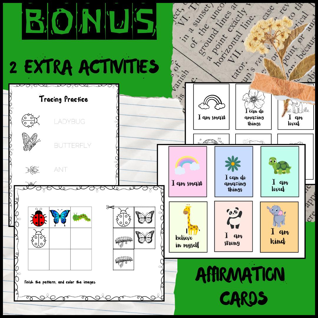 BUGS/ INSECTS- Preschool Weekly Lesson Plan - Etsy