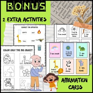 OPPOSITES- Preschool Weekly Lesson Plan - Etsy