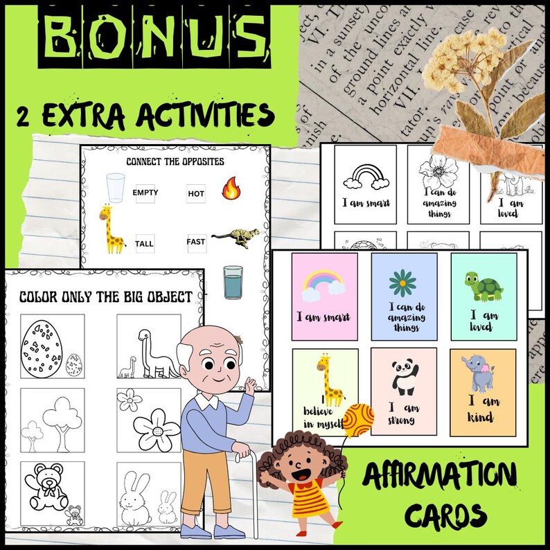 OPPOSITES- Preschool Weekly Lesson Plan - Etsy