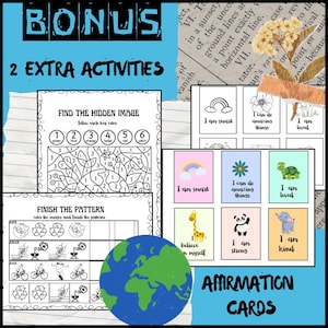 PLANET EARTH- Preschool Weekly Lesson Plan - Etsy