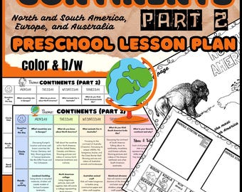CAMPING Preschool Weekly Lesson Plan - Etsy