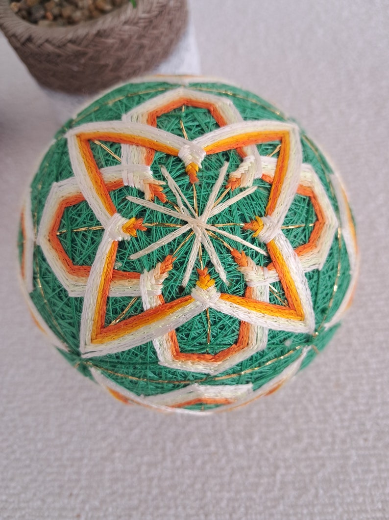 Set of 2 Beautiful Japanese Temari Balls - Etsy
