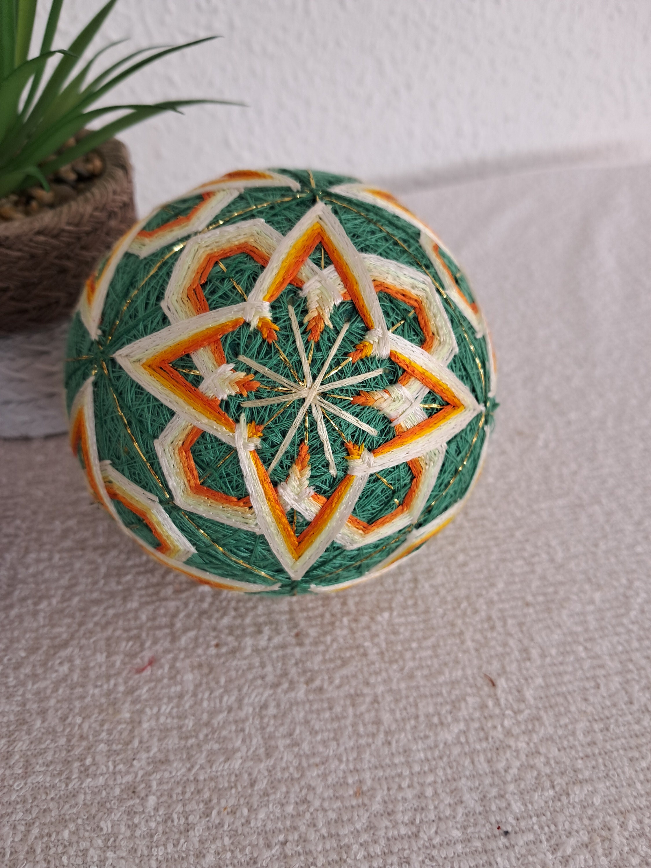 Set of 2 Beautiful Japanese Temari Balls - Etsy