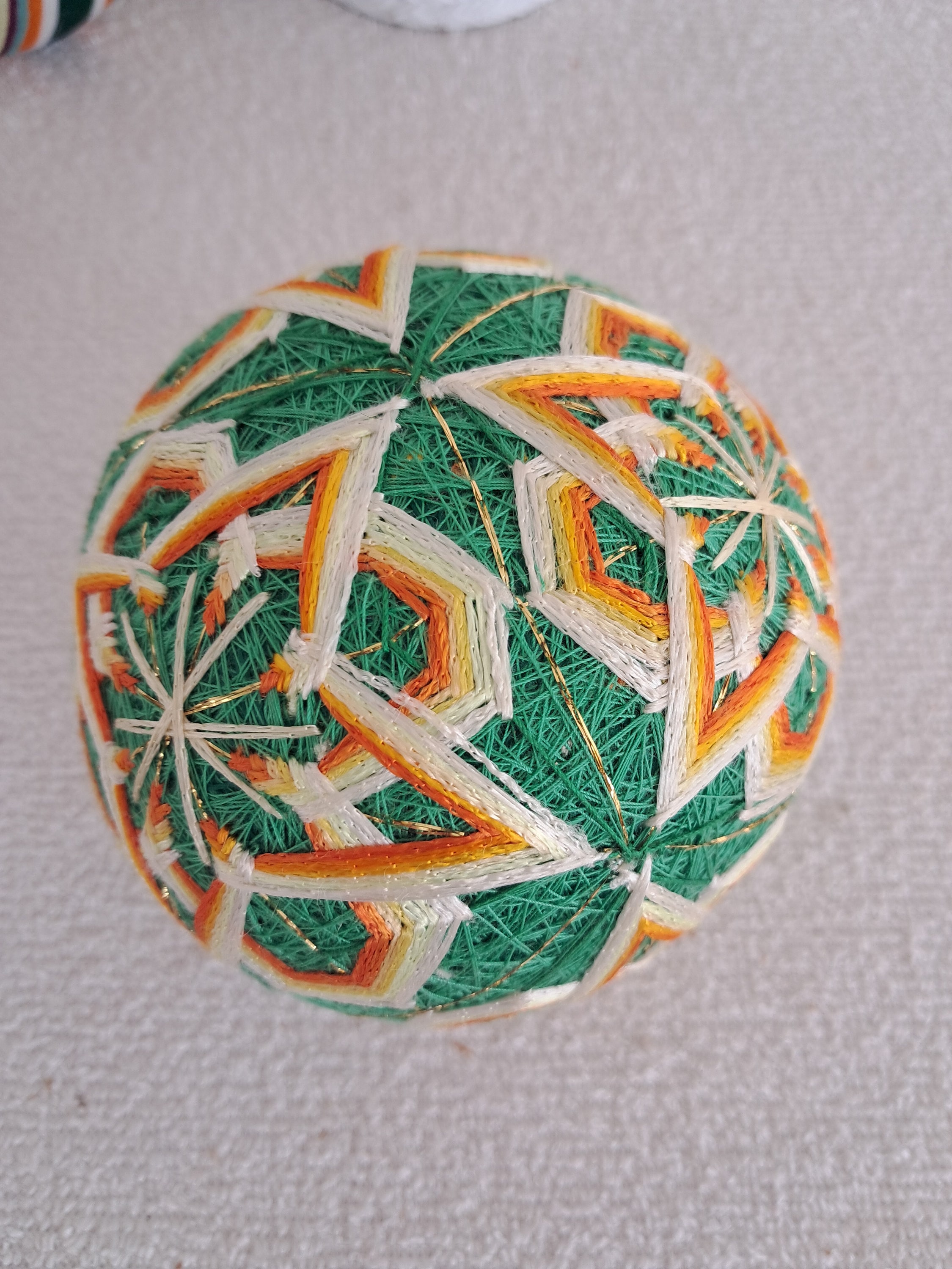 Set of 2 Beautiful Japanese Temari Balls - Etsy