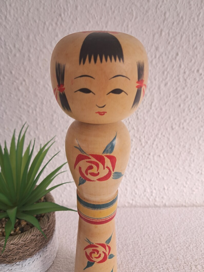 Vintage Traditional Nanbu Kokeshi by Sasaki Kakuhei 1933-2007. - Etsy