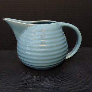 Vintage Bauer Los Angeles Ringware Pottery 3 Dot Pelican Pitcher, Delph ...