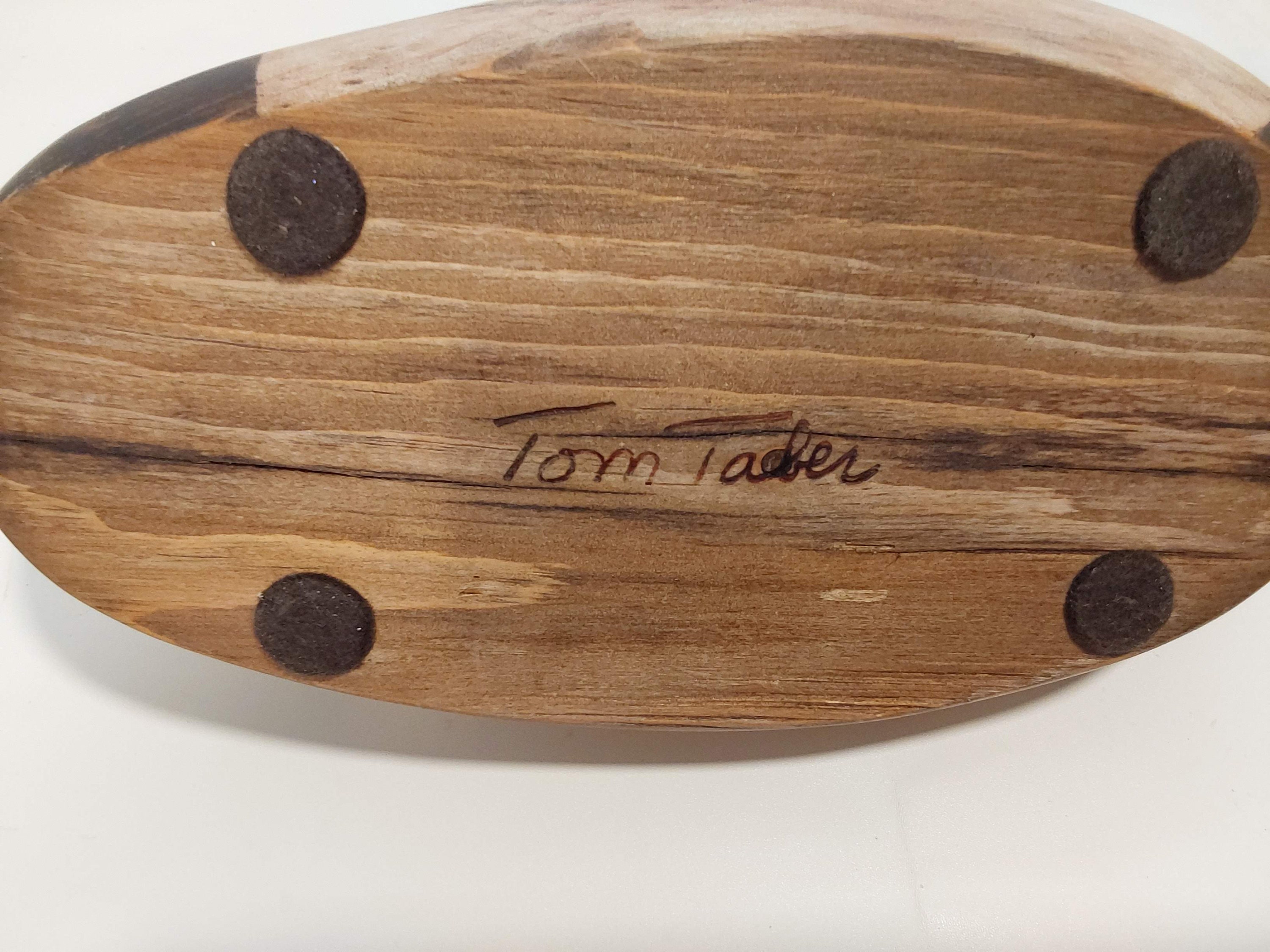 Rare Tom Taber Canvas Back Wooden Duck Decoy - Etsy