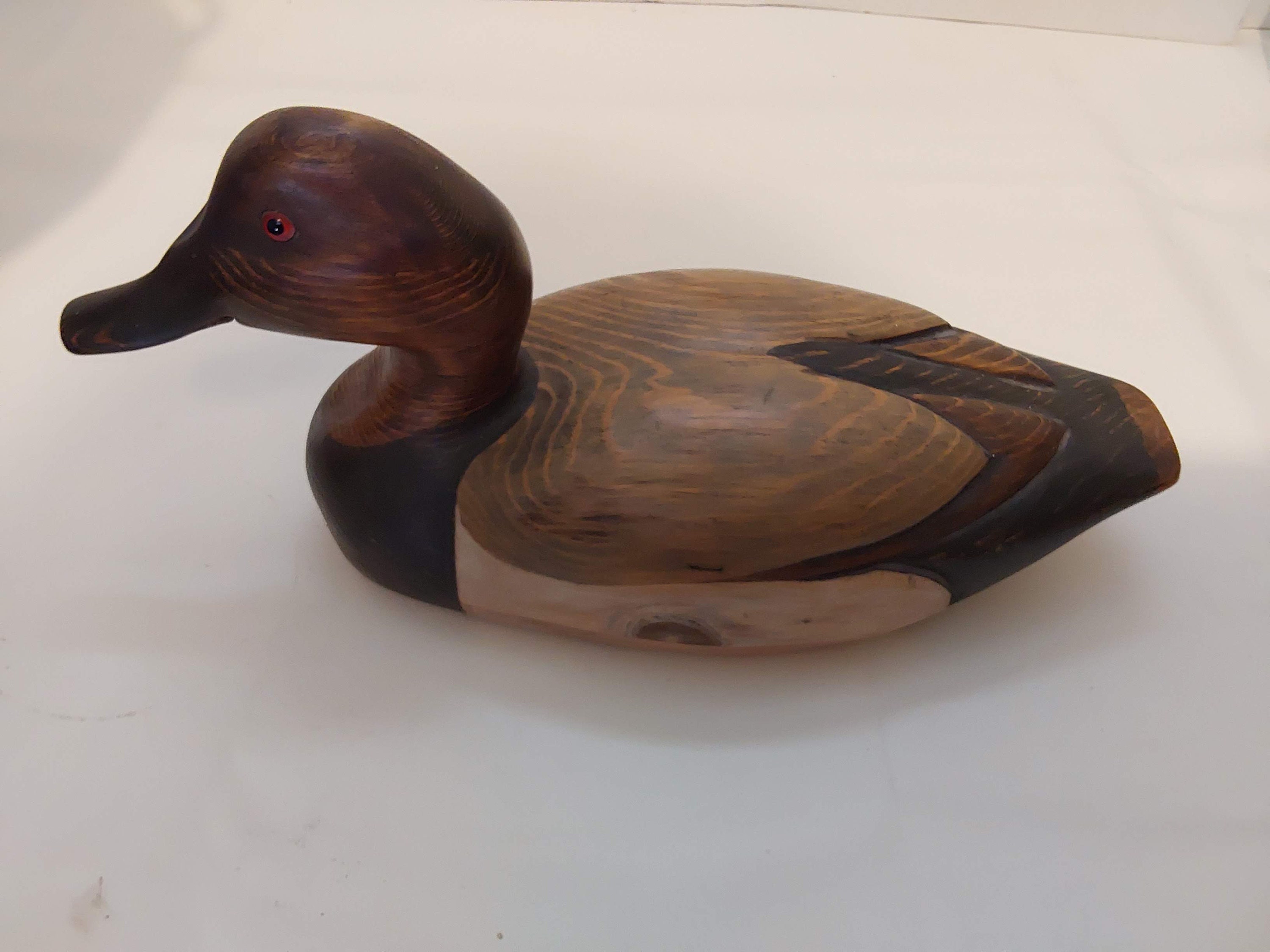 Rare Tom Taber Canvas Back Wooden Duck Decoy - Etsy