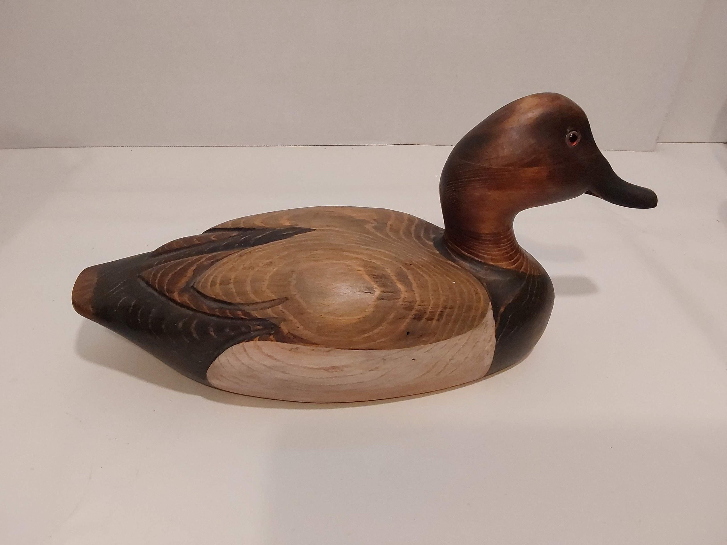 Rare Tom Taber Canvas Back Wooden Duck Decoy - Etsy