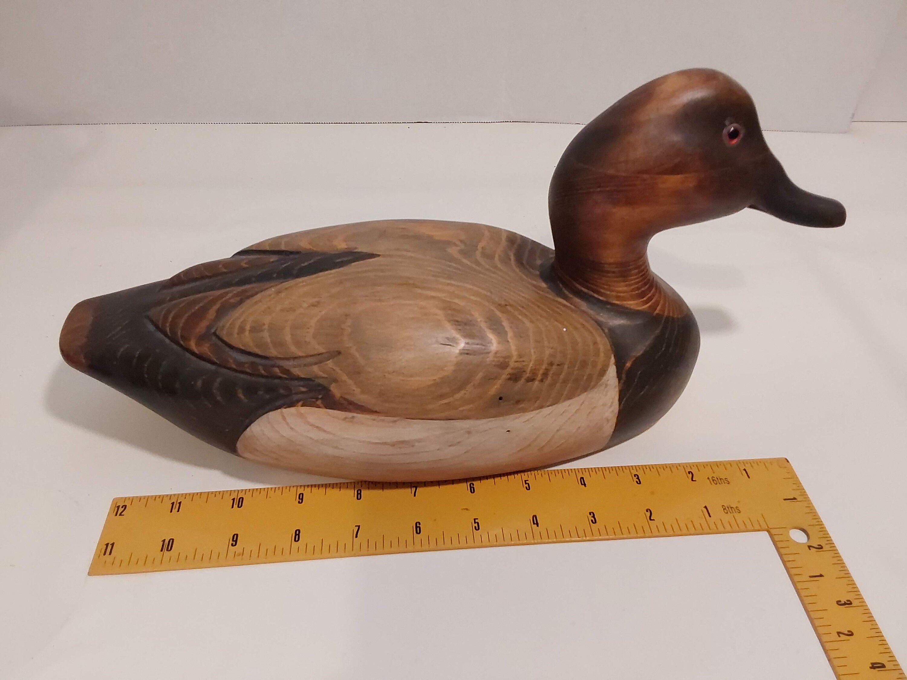 Rare Tom Taber Canvas Back Wooden Duck Decoy - Etsy