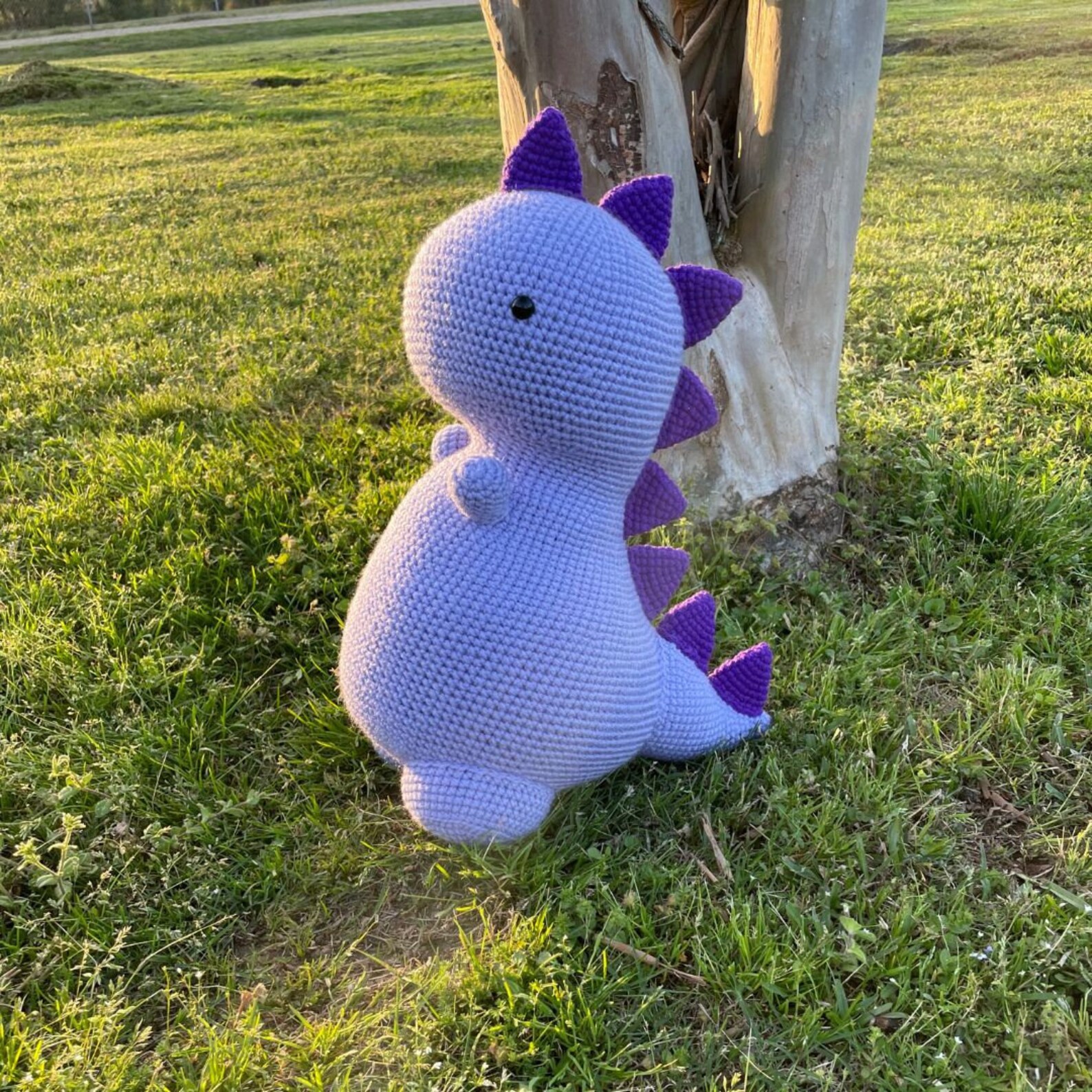 Crochet Jumbo Mega Dino Plushie, Large Amigurumi, Stuffed Animal, Gift ...