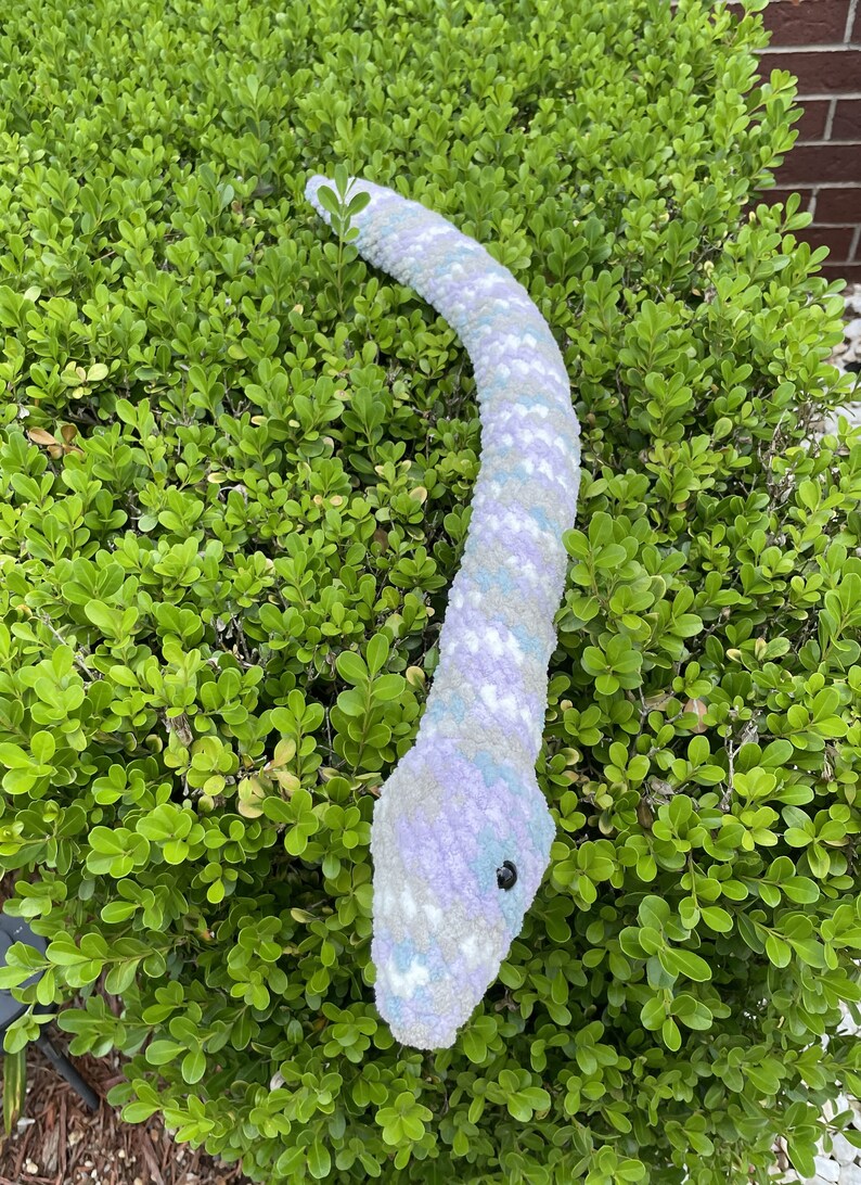 Snake Plushie Crochet Amigurumi Multicolored - Etsy