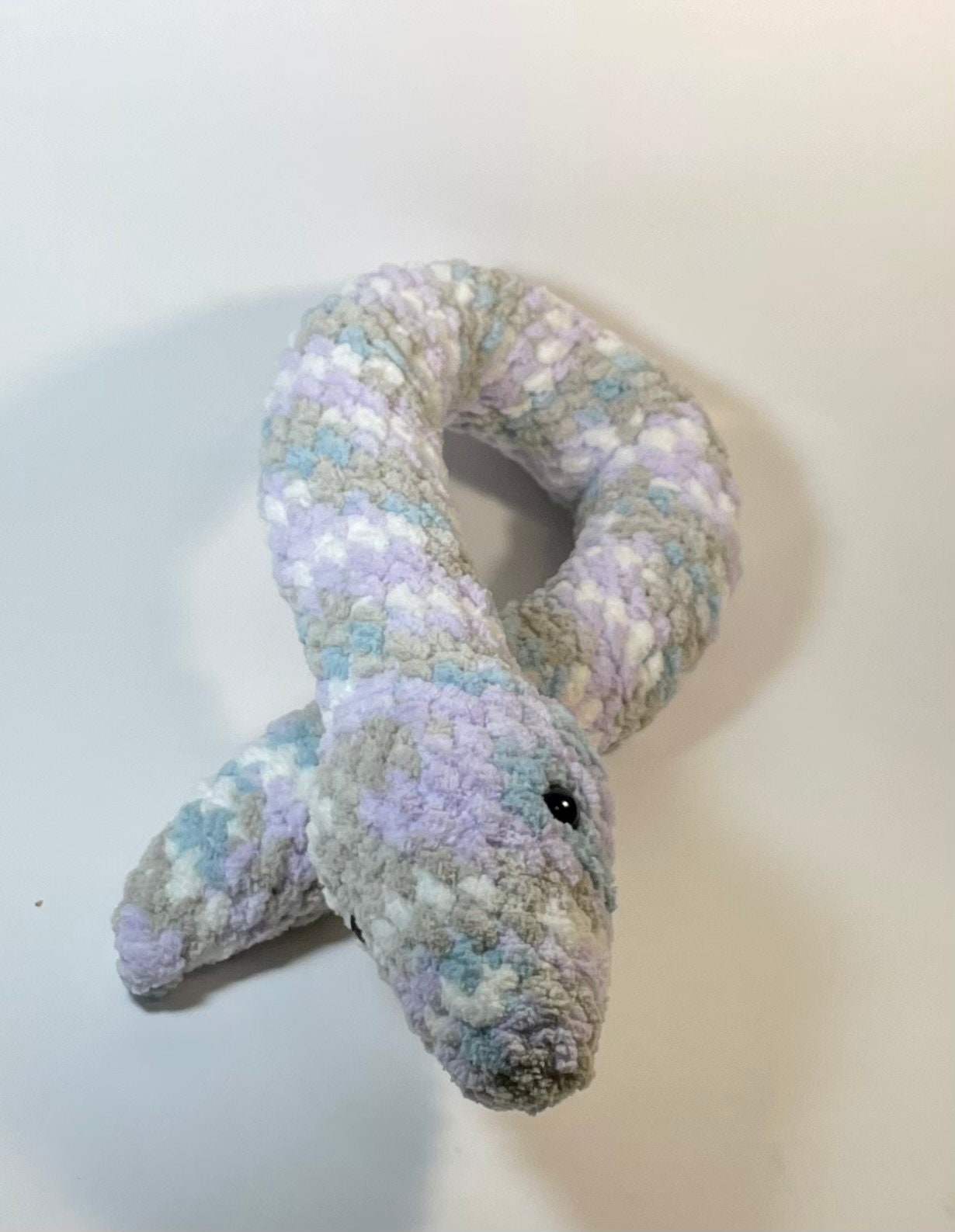 Snake Plushie, Crochet Amigurumi, Multicolored - Etsy