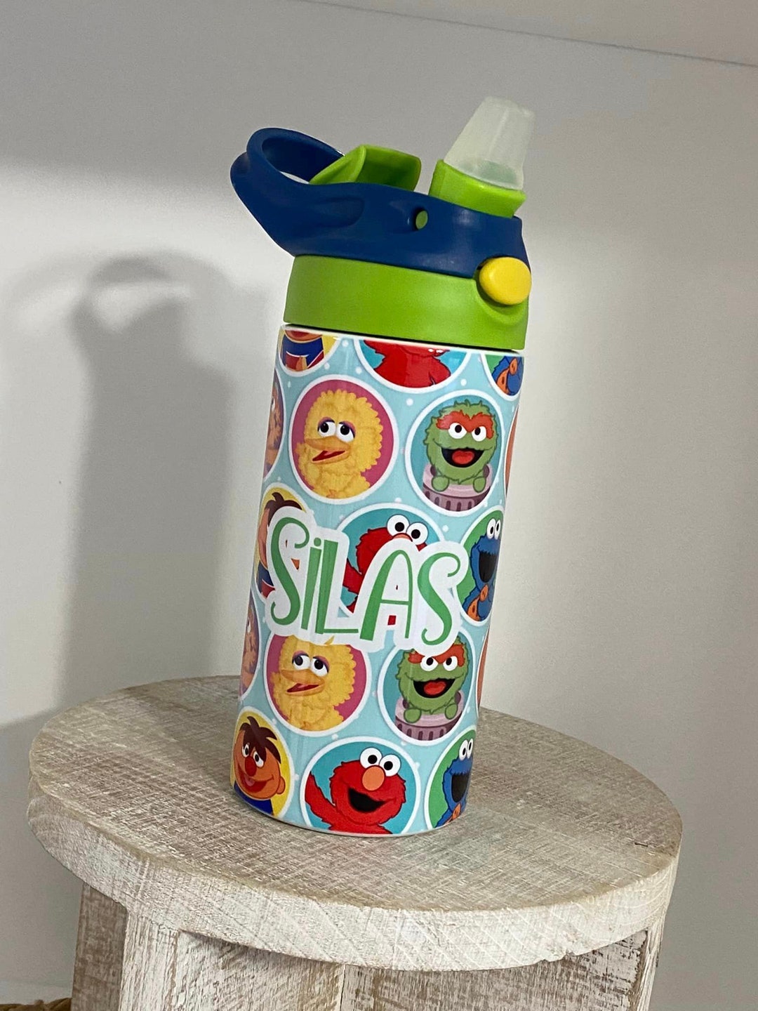 Boys Elmo Sesame Street Personalized Kids Tumbler Cup - Etsy