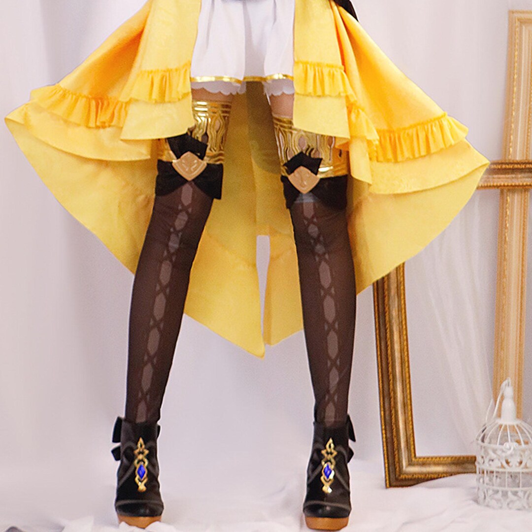 Genshin Impact Fengdan Navia Cos Suit, Full Set of Navia Cosplay ...