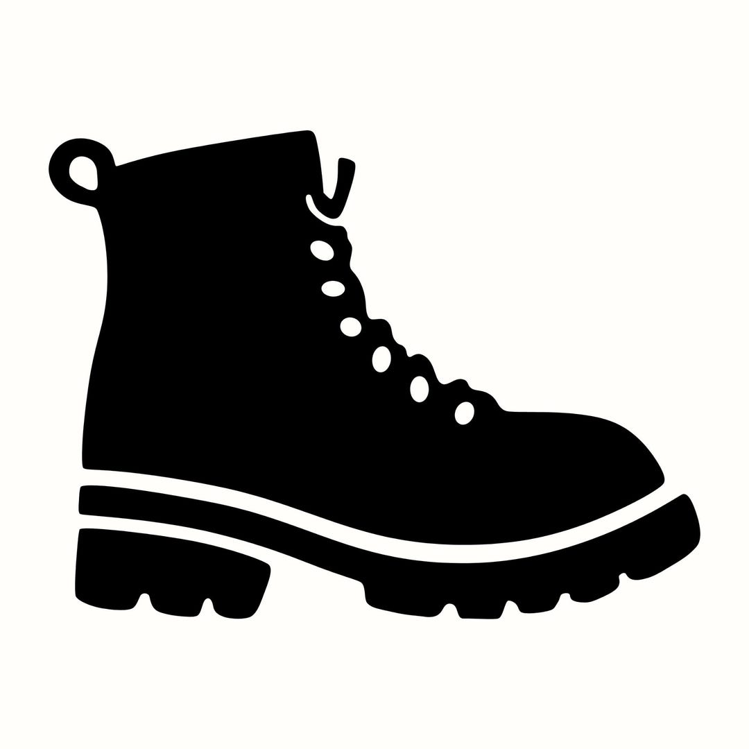 Military Boot SVG and PNG Digital File: Combat Footwear Silhouette for ...
