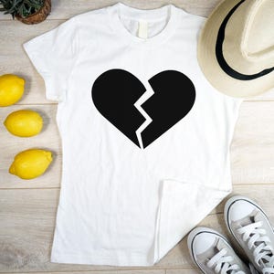 Broken Heart SVG, Breakup Clipart, Love PNG, Heart Breaker Vector ...