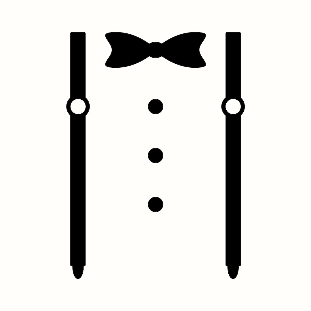 Suspenders SVG, Bridal Clipart, Wedding PNG, Fancy Tuxedo Aesthetic ...