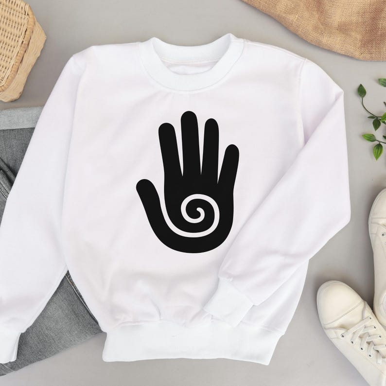 Mystic Hand SVG, Palmistry Swirl PNG, Sacred Tarot Symbol Clipart ...