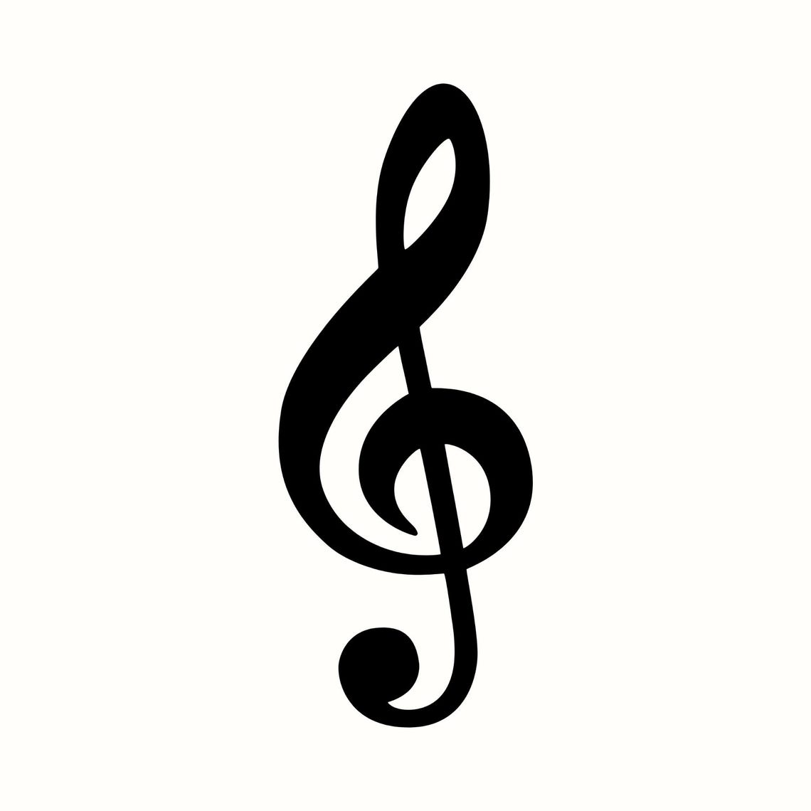 Treble Clef SVG, Music Note PNG, Musical Symbol Cricut Cut File, Music ...