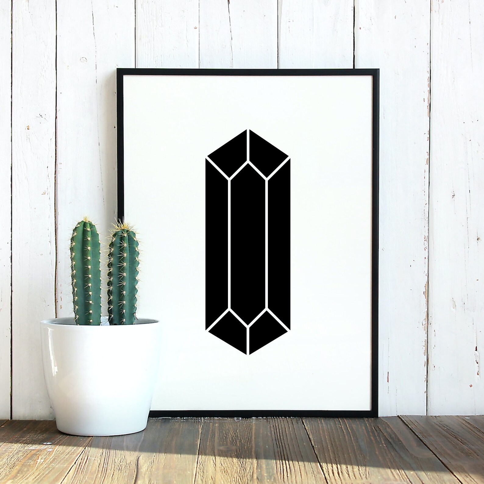 Diamond SVG, Gemstone PNG, Tetragonal Crystal Clipart, Faceted Jewel ...