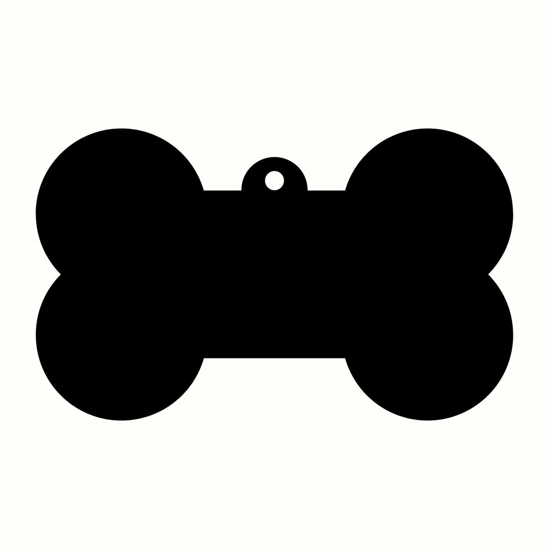 Dog Tag SVG, Pet ID PNG, Name Tag Clipart, Bone Silhouette, Canine ...