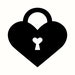 Love Locket SVG, Heart Lock PNG, Keyhole Clipart, Romantic DIY Art ...