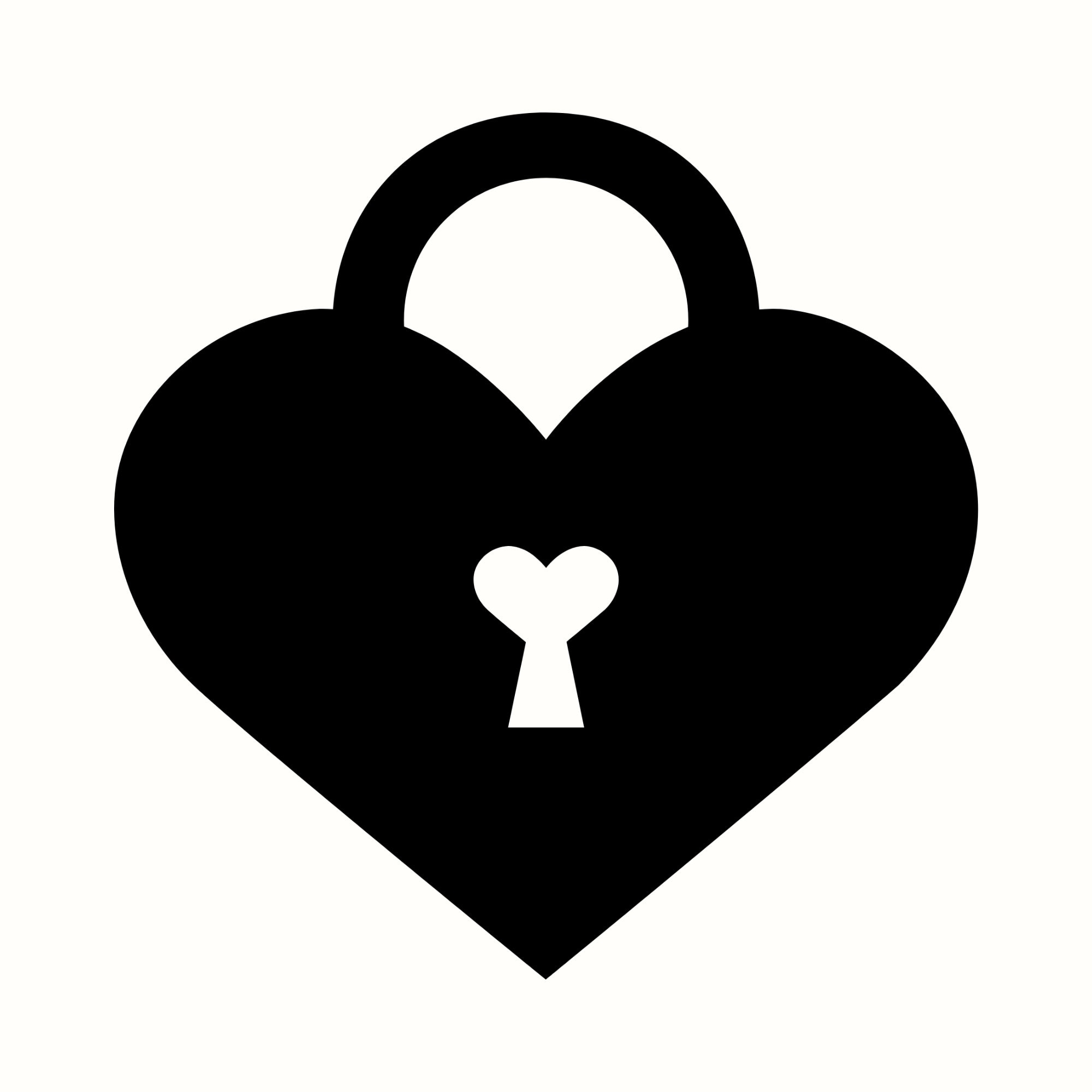 Love Locket SVG, Heart Lock PNG, Keyhole Clipart, Romantic DIY Art ...