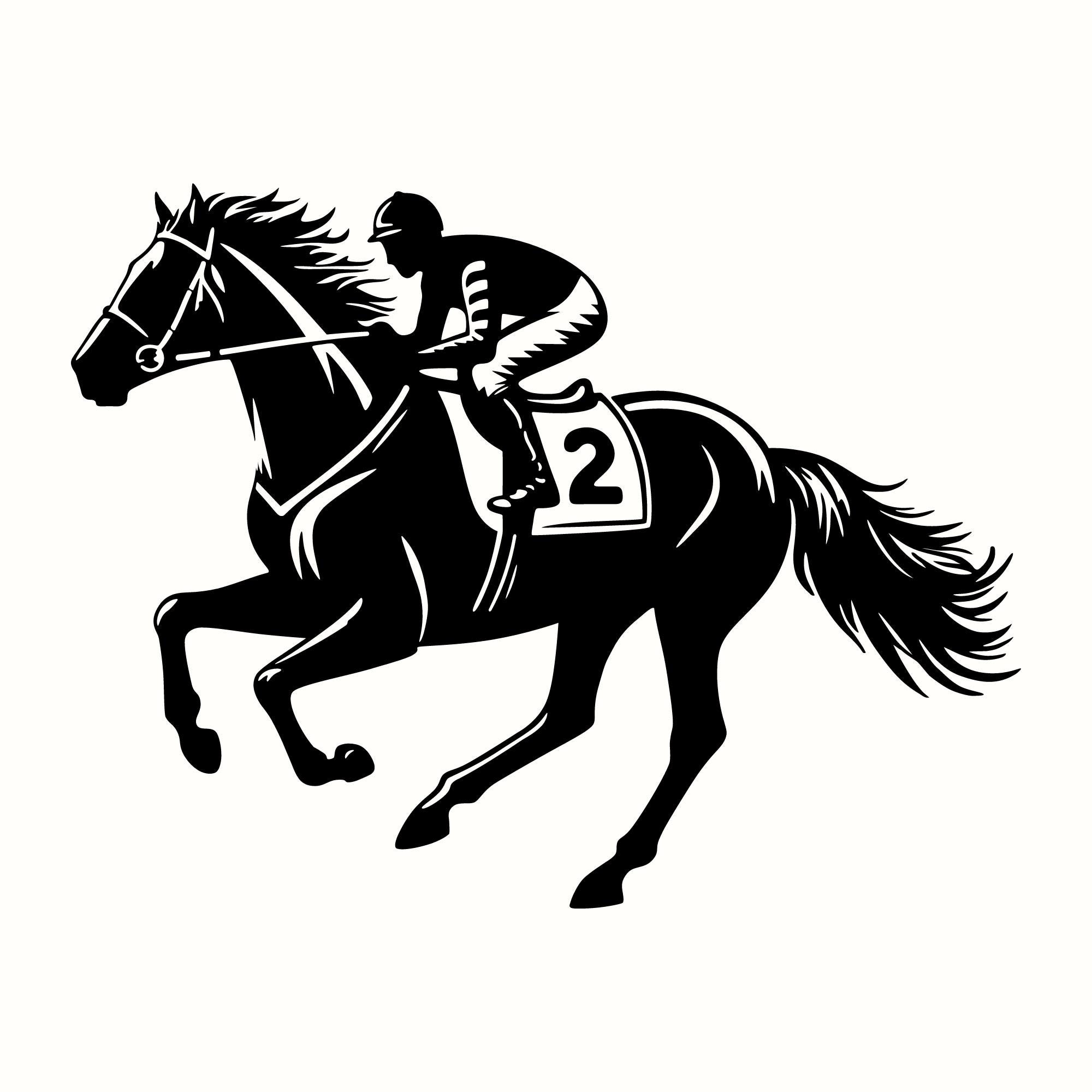 Racehorse SVG, Equestrian PNG, Horse Racing Vector, Thoroughbred Rider ...