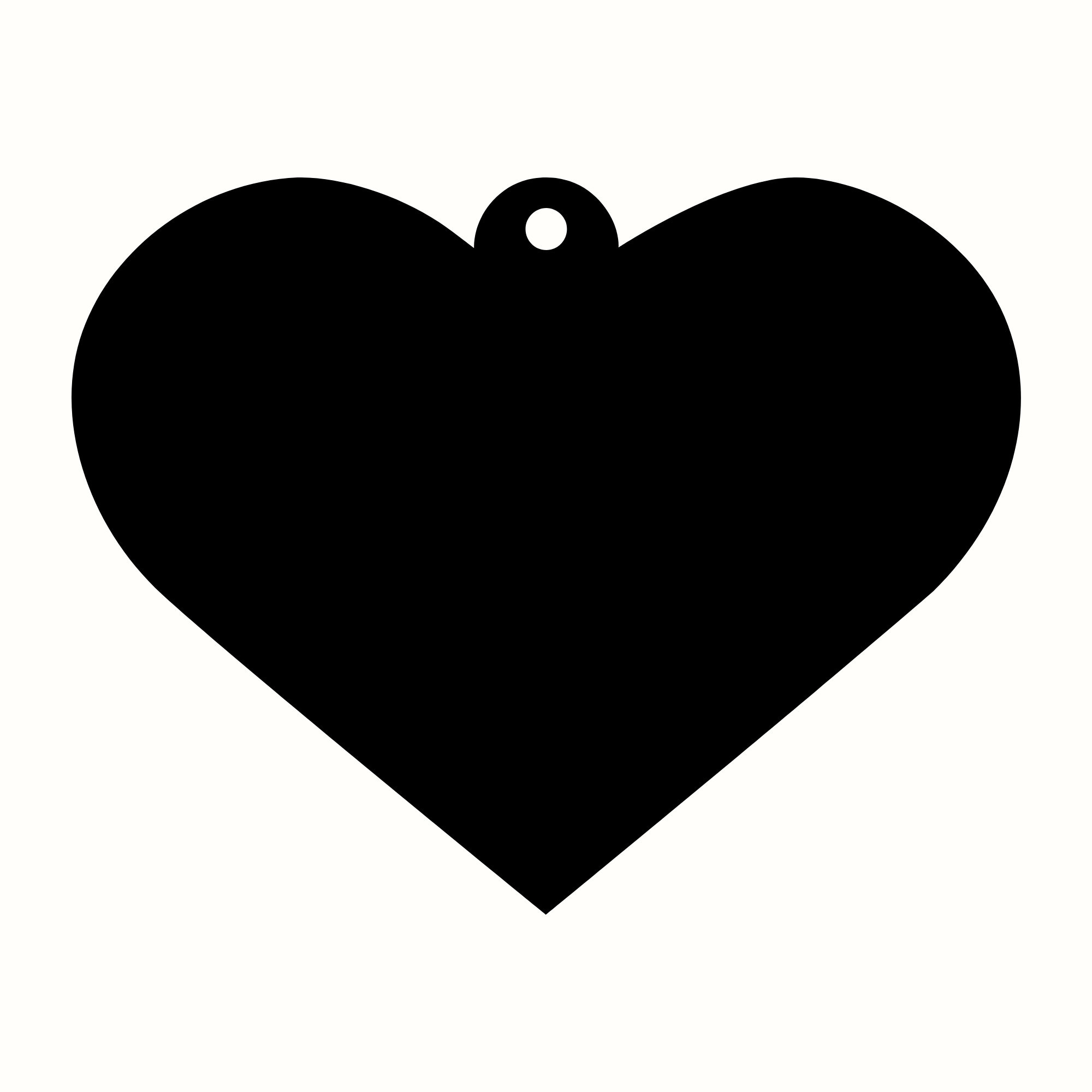 Dog Tag SVG, Heart Shaped PNG, Pet ID Clipart, K9 Accessory Design ...