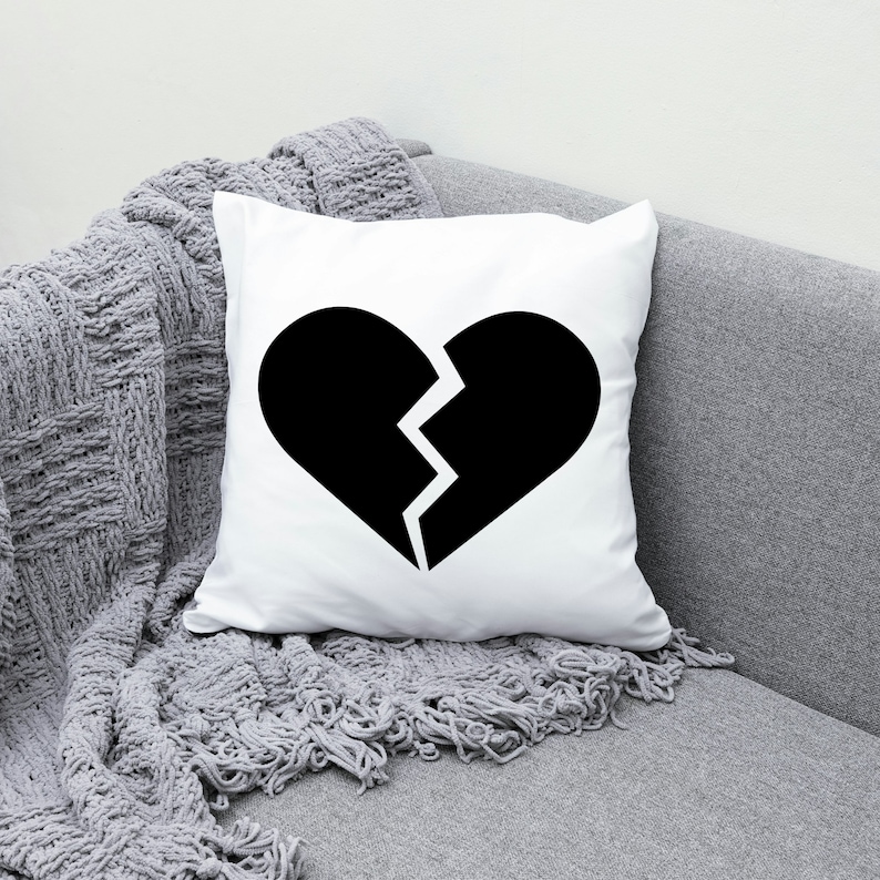 Corazón roto SVG, imágenes prediseñadas de ruptura, PNG de amor, vector ...