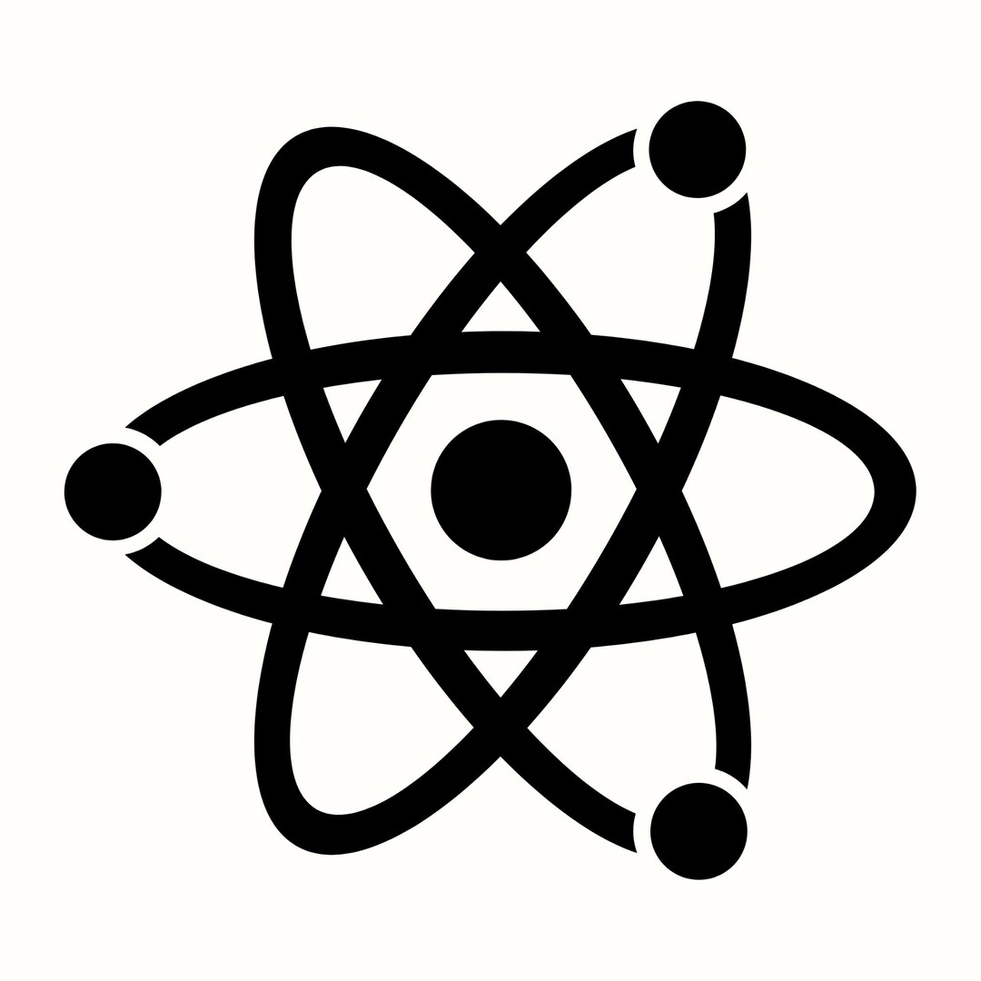 Atom SVG and PNG: Science Symbol Silhouette for Cricut Projects ...