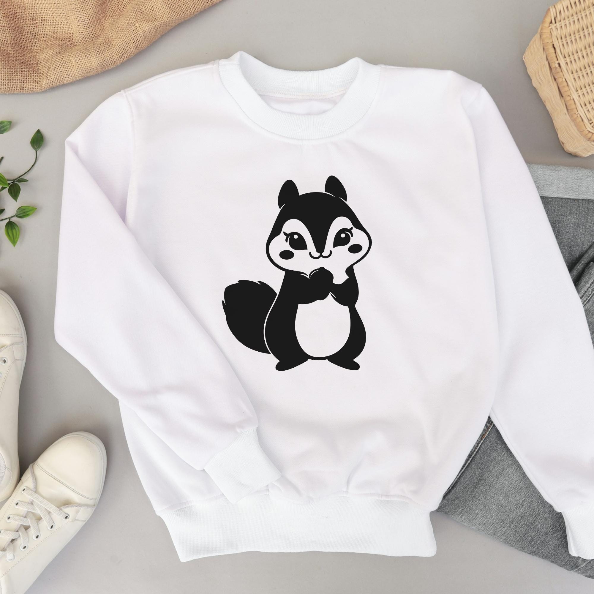 Chipmunk SVG, Cute Chipmunk PNG, Woodland Nursery Animal, Adorable Baby ...