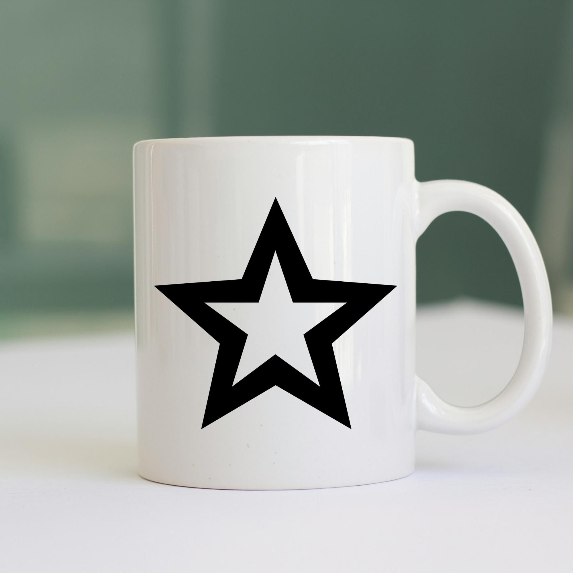 Star SVG, Star Outline PNG, Minimal Star Design, Rating Star Icon ...