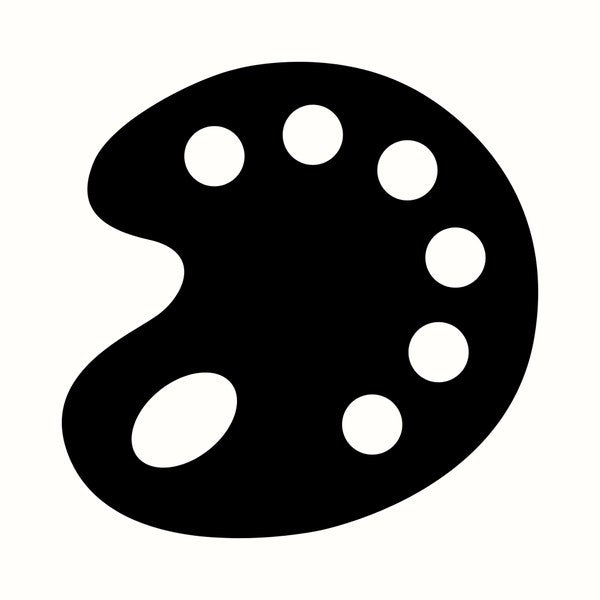 Paint Palette Svg - Etsy