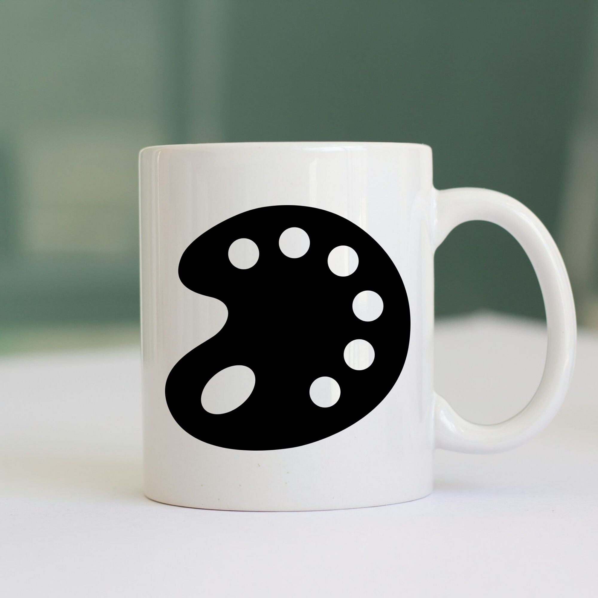 Paint Easel SVG, Artist Palette PNG, Painting Clipart, Art Teacher Gift ...