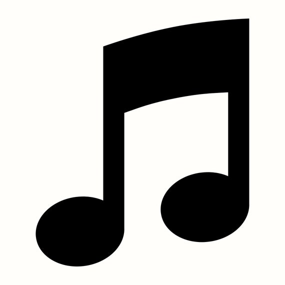 Music Notes Clipart Black And White